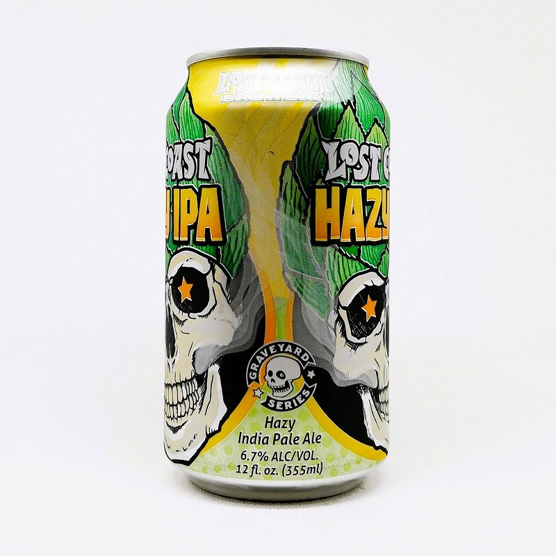 LOST COAST HAZY IPA / ロストコースト ヘイジー IPA | 缶ビール図鑑 | 缶ビール.info